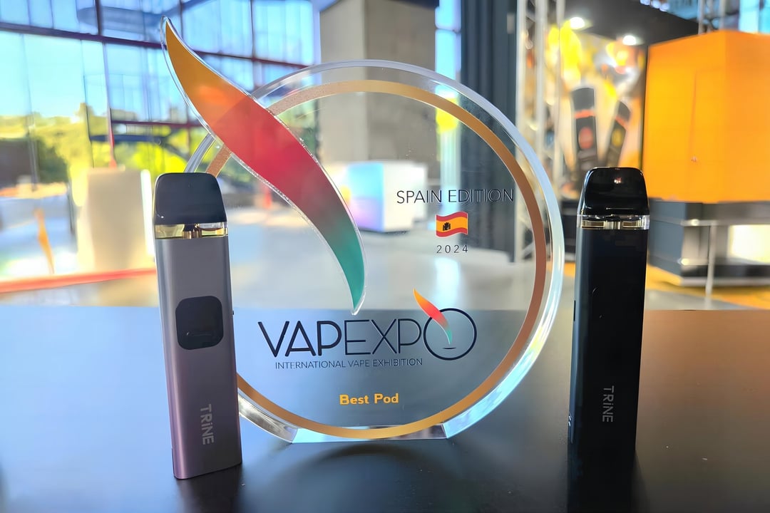 Innokin Trine Wins 'Best Pod' at Vapexpo Spain 2024 with Its Sustainable 3-in-1 Solution